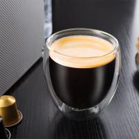 China CnGlass Glass Tea Cup Double Wall Wholesale Glass Cups For Milk Borosilicate Insulated Glass Coffee Mugs No Handle Set Of 2 for sale