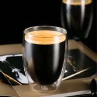 China CnGlass Glass Tea Cup Microwave Safe Milk Drinking Glass Double Wall Borosilicate Insulated Glass Coffee Mug 350ML No Handle for sale