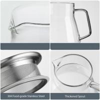 China Stay Hydrated on Your Camping Trip with CnGlass Handmade Borosilicate Glass Water Jug for sale