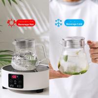 China Stay Hydrated on Your Camping Trip with CnGlass Handmade Borosilicate Glass Water Jug for sale