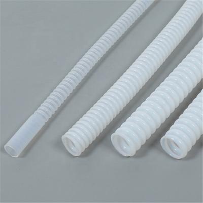 China Flexible Anti-static Convoluted PTFE Hose Conductive Black PTFE Chemical for sale