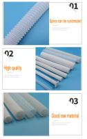 China Flexible Anti-static Convoluted PTFE Hose Conductive Black PTFE Chemical for sale