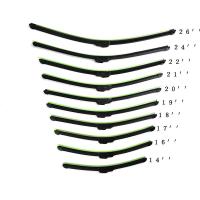 China Universal Car wiper blade U-type Soft Frameless Bracketless Rubber for sale