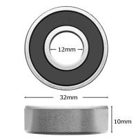 China 608 6200 6201 6202 6203 6204 6205 6206 6207 6208 ZZ 2RS Metal seal High quality deep groove ball bearing 12x32x10mm for sale