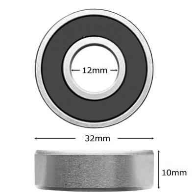 China 608 6200 6201 6202 6203 6204 6205 6206 6207 6208 ZZ 2RS Metal seal High quality deep groove ball bearing 12x32x10mm for sale