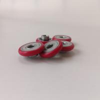 China High Wear‑Resisting POM Coated Flat Roller Pulley Wheel Plastic Guide Bearing For Industrial Sliding Equipment for sale