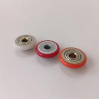China High Wear‑Resisting POM Coated Flat Roller Pulley Wheel Plastic Guide Bearing For Industrial Sliding Equipment for sale