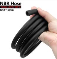 China 2/5m Black Nitrile Rubber Tube Rubber Fuel Tubing ID 2/3/4/5/6/7/8/9/10/mm Petrol Diesel Fuel Tubing Flexible Oil Resistant for sale