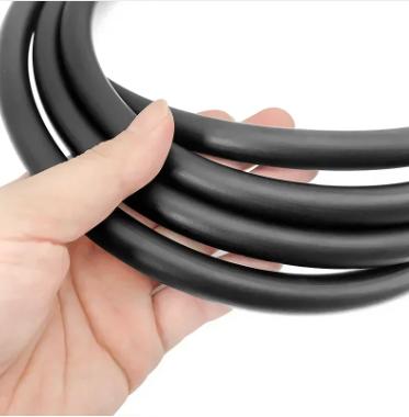 China Black multi size 3mm~19mm length 1 meter/3 meter smooth nitrile rubber hose for gasolines delivery pipe carburetor hose for sale