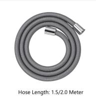China Nylon Bathtub Shower Hose Universal High Voltage Interface 1.5/2M Anti-roll Handheld Shower Hose Watering Water Pressure Heads for sale