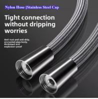 China 1.5/2 Meter Flexible Shower Hose Anti Winding Handheld Bathroom Pipe Water Pipe Bath Shower Nylon Tube Accessories for sale
