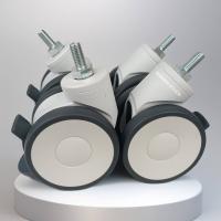 China Wholesale Medical caster 4 inch hospital dual wheel medical silent stable caster with brake for sale