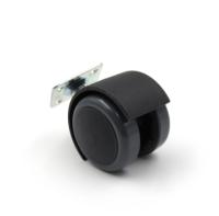 China 1.5 Inch M8 Universal Mute Caster Wheels, 360 Degree Swivel Rollers for Furniture Table Drawer Cabinet Replacement for sale