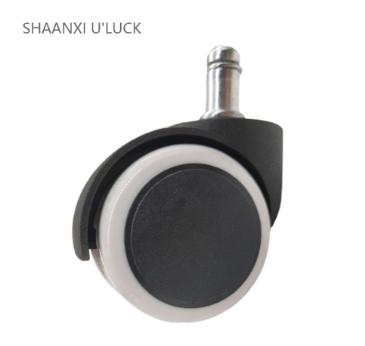 China 1.5inch Chair Wheel Furniture Caster 40mm M8 Screw Plate Swivel Castor Wheel Replace Hardware Trolley Silent Brake Protect for sale