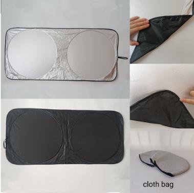 China Full-Coverage Heat & UV Protection | Foldable Design Keeps Interior Cool | MediumWindshield Sunshade for Cars for sale