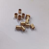 China Powder metallurgy products bronze sleeve bearings featuring F7 ID tolerance and r7 OD tolerance for radial and thrust load performance for sale