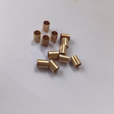 China Sleeve Bearings 1/4 inch bore 10 PCS Brass Self-Lubricating Sintered Bronze Bushings 6mm Bore 10mm OD 10mm Length for sale