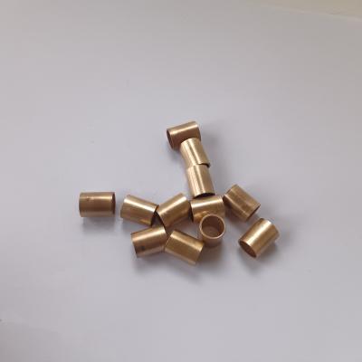 China Powder metallurgy products bronze sleeve bearings featuring F7 ID tolerance and r7 OD tolerance for radial and thrust load performance for sale