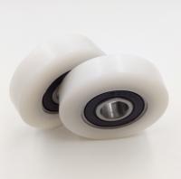 China 66002RS inner diameter 15mm TPU PU ball bearing roller wheel with 50mm diameter 15*50*15 for sale