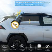 China Magnetic Car Side Window Sun Shade Breathable Mesh UV Block & Privacy Curtain for Rear Back Seat Baby Use for sale