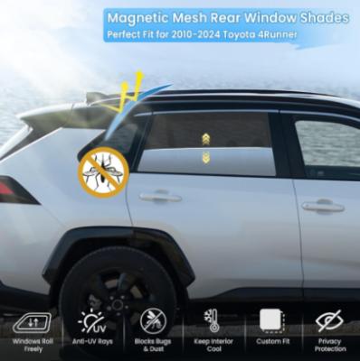 China Magnetic Car Side Window Sun Shade Breathable Mesh UV Block & Privacy Curtain for Rear Back Seat Baby Use for sale