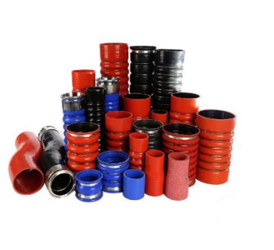 China Custom Black Blue Red Silicone Radiator Hose for Car Racing Parts 90 Degree Reducer Elbow Rubber Coupler Tube for sale