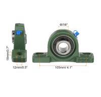 China Manufacturers Bearing With Housing Bearing UCF 204 Stainless Steel Pillow Block Bearing SF204 F207 208 for sale
