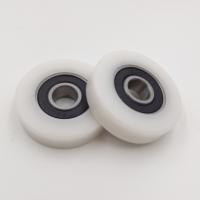 China Anti‑Corrosion Plastic‑Coated Bearing, POM, Nylon, PU Material, Roller Wheel for Curtain and Window Sliding Accessories for sale