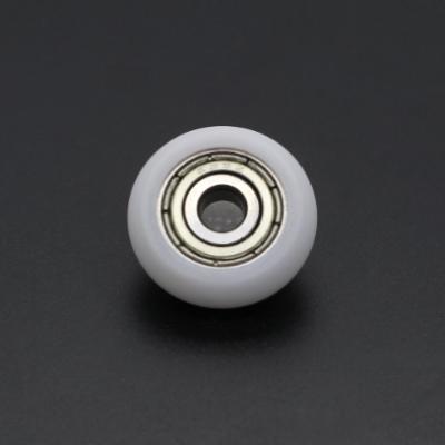 China Anti‑Corrosion Plastic‑Coated Bearing, POM, Nylon, PU Material, Roller Wheel for Curtain and Window Sliding Accessories for sale