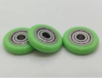 China Anti‑Corrosion Plastic‑Coated Bearing, POM, Nylon, PU Material, Roller Wheel for Curtain and Window Sliding Accessories for sale