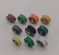 China ULK plastic coated bearings for windows doors bathroom non standard wheels for sale