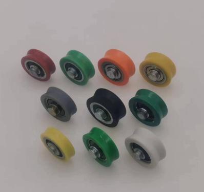 China ULK plastic coated bearings for windows doors bathroom non standard wheels for sale
