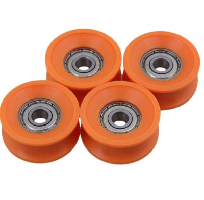 China Wholesale nylon plastic coated pulley bearing small roller track wheel bearing for sale