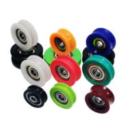 China ULK plastic coated bearings for windows doors bathroom non standard wheels for sale