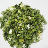 China Air Dried Chives Flakes 3x3mm Dehydrated Vegetables Green Color for Seasoning for sale