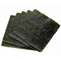 China Wholesale 100 Sheets Roasted Yaki Sushi Nori Seaweed 19x21cm Dark Green for sale