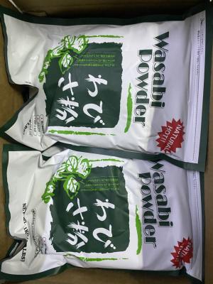 China Pure Dry Wasabi Powder 100 Mesh Spicy Green 1kg Bag for Sushi Seasoning for sale