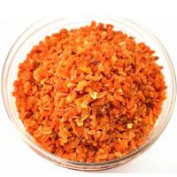 China Dehydrated Carrot Chips Air Dried Carrot Flakes 90 Kcal Healthy Snack for sale