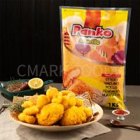 China Yellow Panko Breadcrumbs Dried Bread Crumbs 1kg Per Bag for sale