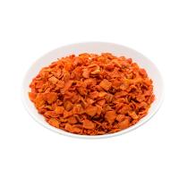 China High Quality Air Dried Carrot Flakes Bulk Dried Carrot Chips for sale