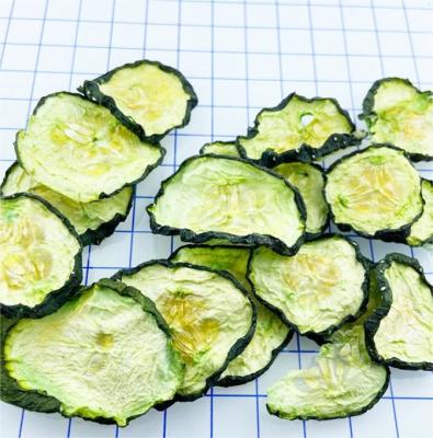 China Organic Cucumber Chips 100% Grade A Crispy Pure Dehydrated Cucumber for sale