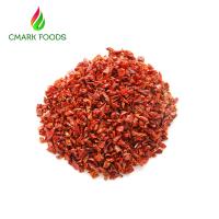 China Dried Red Bell Pepper & Chili Peppers 9x9mm-1-3mm Sizes with 8% Max Moisture for Food Industry for sale