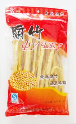 China FUZHU Dried Bean Curd Sticks 250g with ISO HACCP Certification - Natural Taste Bright Yellow Export Quality for sale