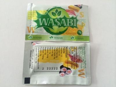 China Horseradish Mini Wasabi Sachet 2.5g for Sushi Foods Powder Type Wholesale for sale