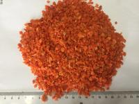 China 5x5mm Dehydrated Carrot Chips with 8% Max Moisture Content - 25kg Carton Packaging for Food Industry for sale