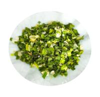 China Air Dried Dehydrated Chive Rolls 3x3mm 5x5mm Natural Color Taste Bulk for sale