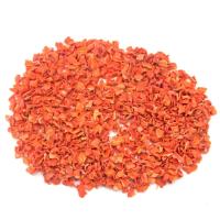 China Dehydrated Carrot Chips 10x10x3mm Max 7% Moisture Orange Red Healthy Snacking for sale