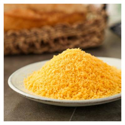 China Golden Yellow Panko Bread Crumbs 2-12mm Needle Shape for Chicken Cutlets Meatballs Fried Seafood 1kg 10kg for sale