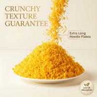 China Industrial Bulk Panko Breadcrumbs 10kg Halal Certified Japanese Style Yellow White Orange 2-12mm Granules for sale