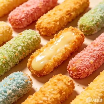 China Needle Shape Panko Breadcrumbs 4-6mm Granular Size for Sushi Tempura Japanese Cuisine for sale